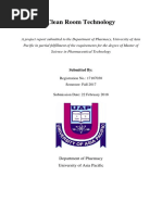 Clean Room Requirements As Per Iso 14644 PDF | PDF