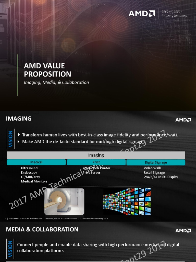 AMD Value Proposition in Imaging, Media, and Collaboration - For ...