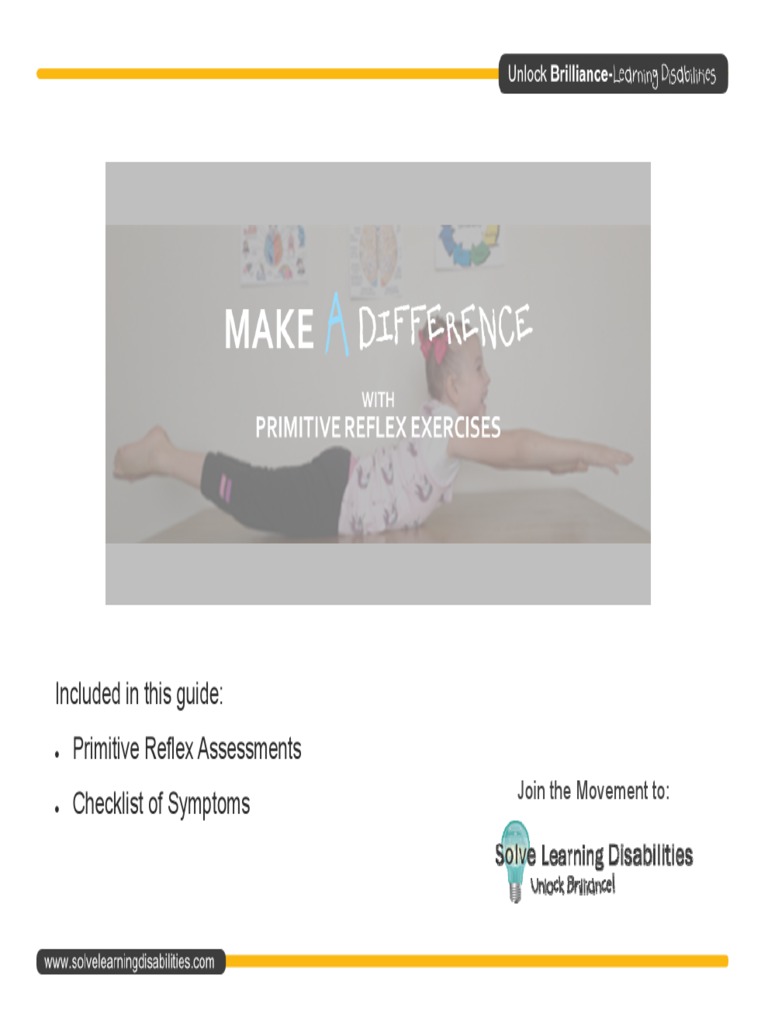 Primitive Reflex Free Guide | PDF | Hand | Neuroscience