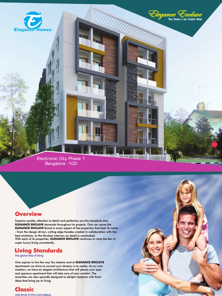 Elegance Enclave Brochure | PDF | Tile | Door