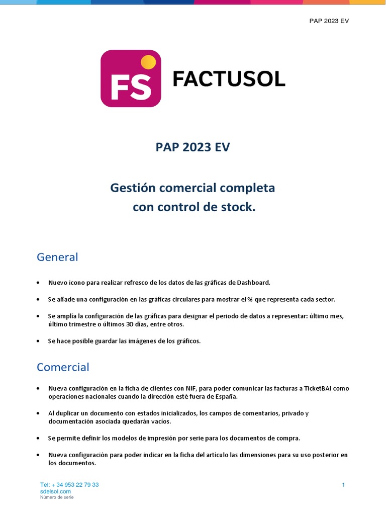 FACTUSOL_(Stock_y_Servicios)_-_PAP_2023EV | PDF | Archivo de computadora | Computación en la nube