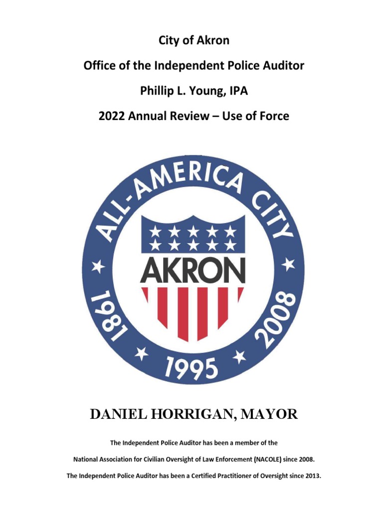 Office of The Independent Police Auditor 2022 Annual Report On Use of ...