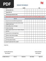 Rigging Equipment Inspection Checklist | PDF | Rope | Wire