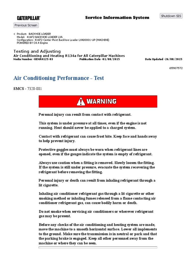 Ac Conditioning Performace Test | PDF | Air Conditioning | Humidity