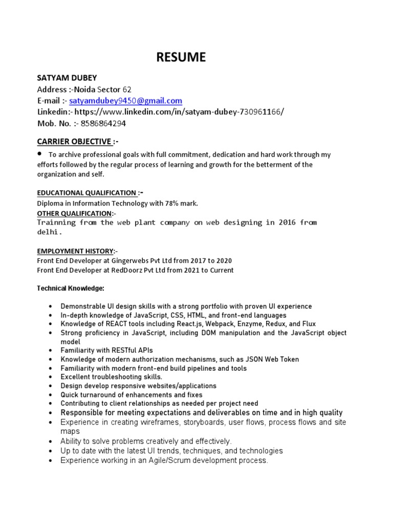 Satyam Dubey 2023 | PDF | Java Script | World Wide Web Satyam Dubey 2023 | PDF | Java Script | World Wide Web