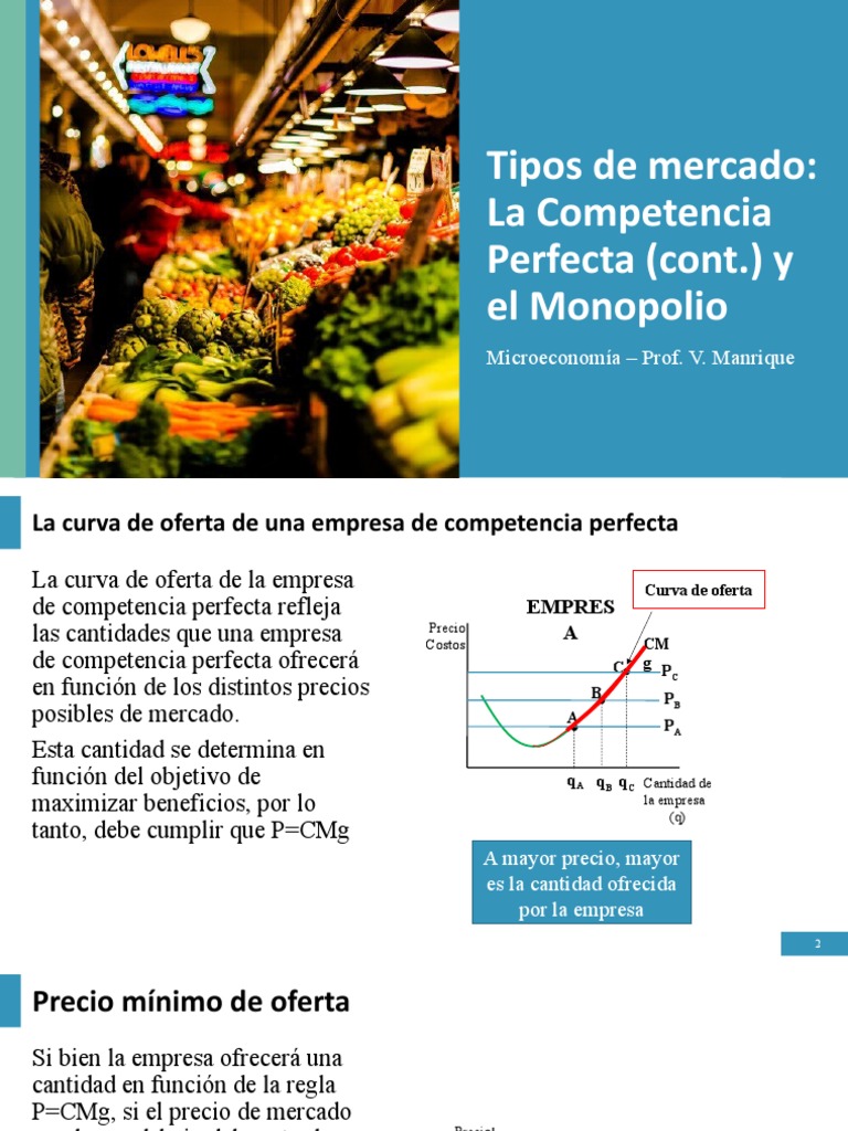 Clase 9 1-6-2023 | PDF | Monopolio | Mercado (economía)