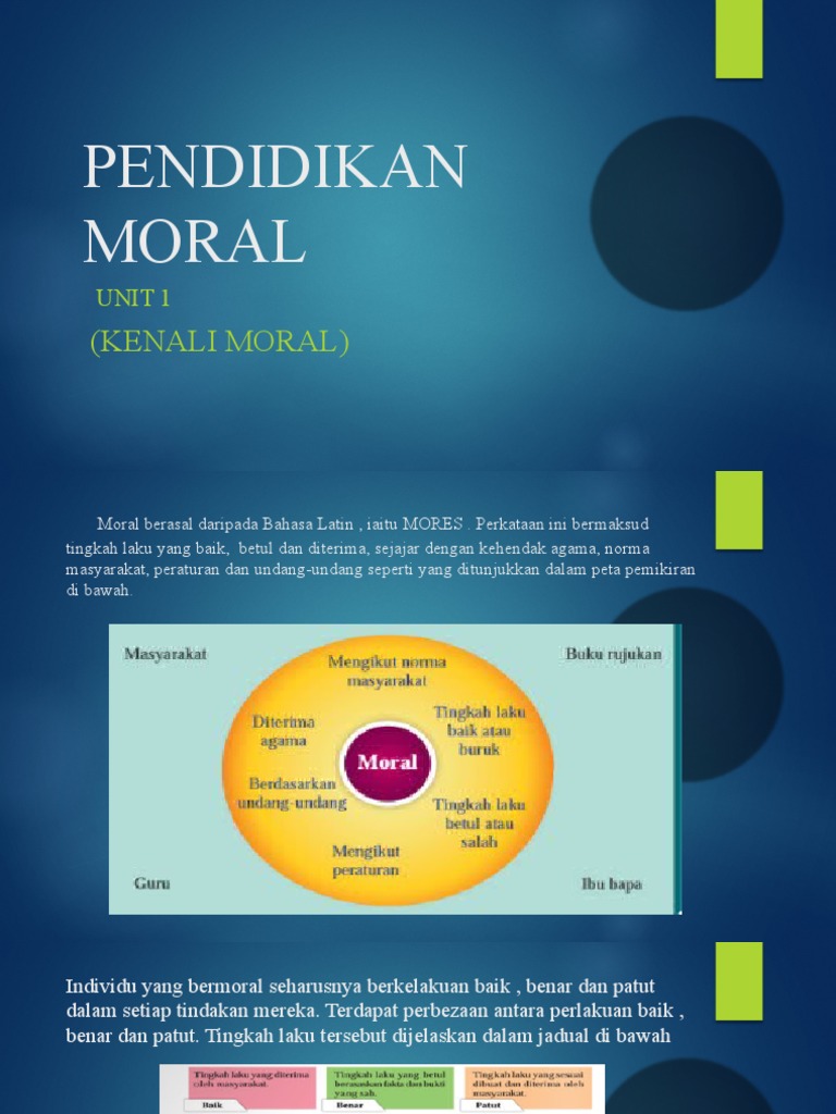 Pendidikan Moral | PDF