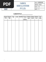 In-House Calibration Report Template | PDF