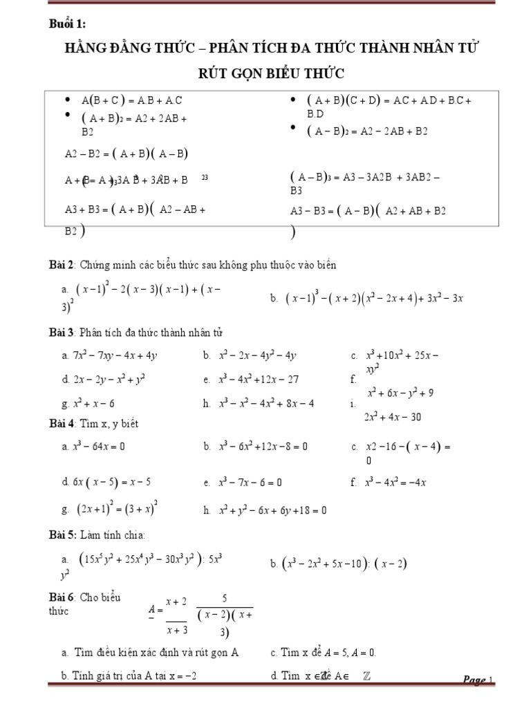 Tong Hop Kien Thuc Toan 8 | PDF