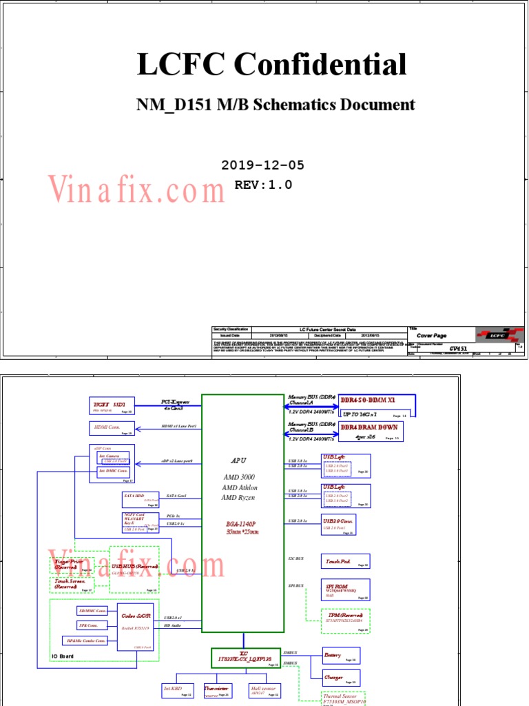 GV451 GV551 NM-D151 Rev 1.0 PDF | PDF | Usb | Computer Science