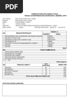 Form Evaluasi Kinerja PTT - PK Dinsos Jatim 2024 | PDF