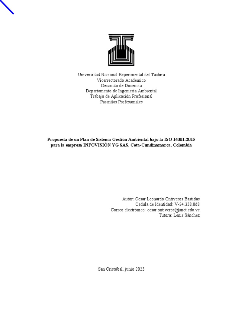 TAP Infovision César Ontiveros | PDF | Residuos | Entorno natural