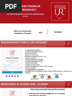 Acceso y Servicios en Portal UTP+ | PDF