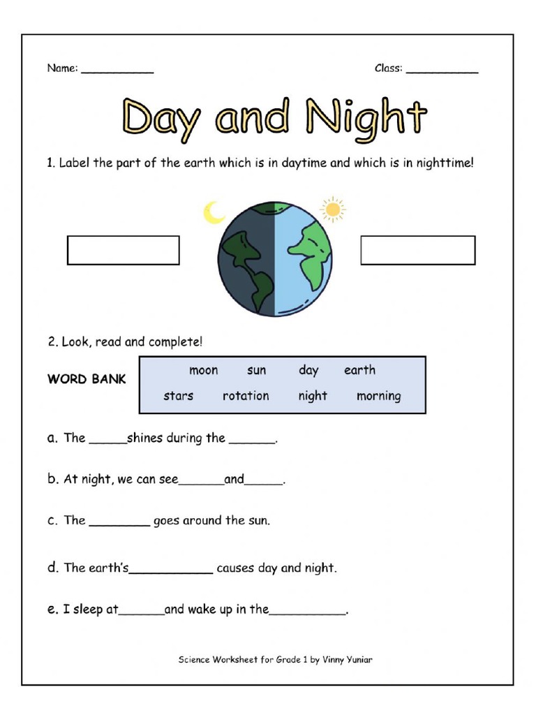 Day Night Science | PDF