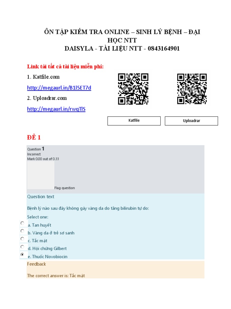 TN SINH LÝ GAN THẬN SLB ĐH NTT | PDF