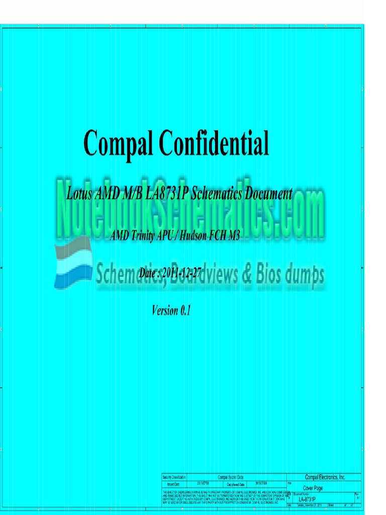 HP ENVY SleekBook 6 Compal LA 8731P QAU51 Lotus AMD Comal REV 0 | Download Free PDF | Computing ...