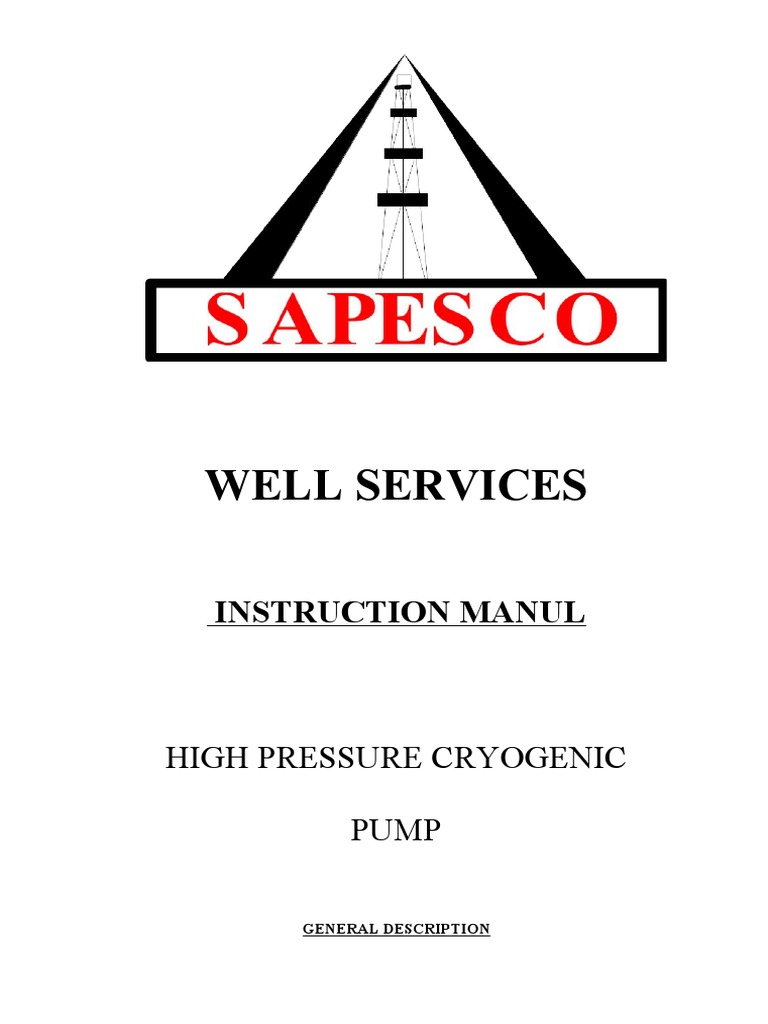 N2 Triplex Pump - Installation | PDF | Pump | Piston