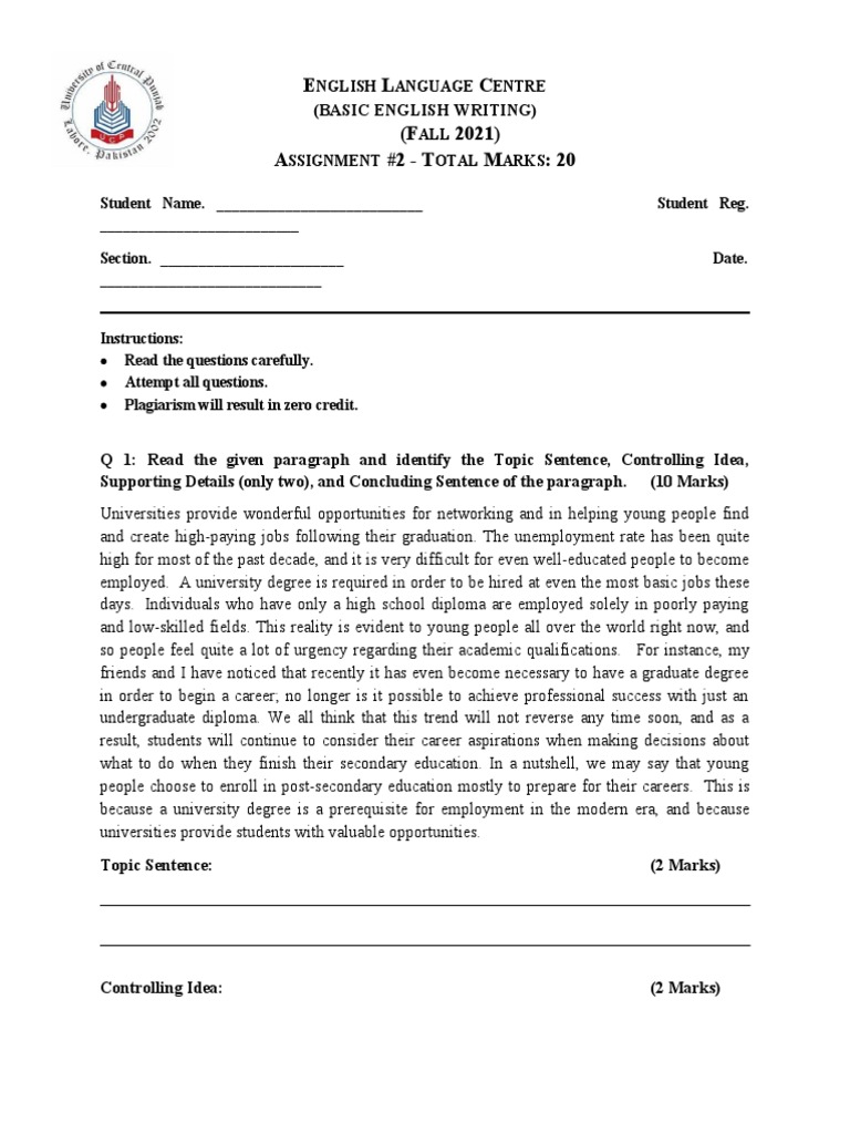 BEW Assignment 2 Final | PDF | Academic Degree | English Language BEW Assignment 2 Final | PDF | Academic Degree | English Language
