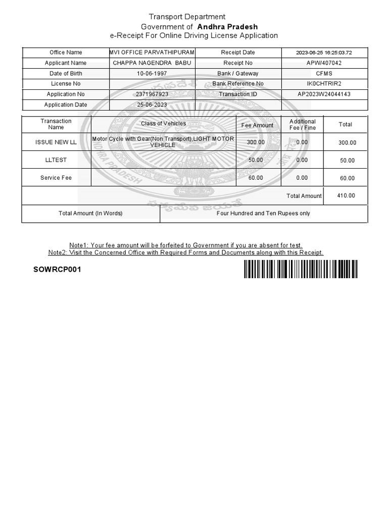 Insurance and Driving Licence | PDF