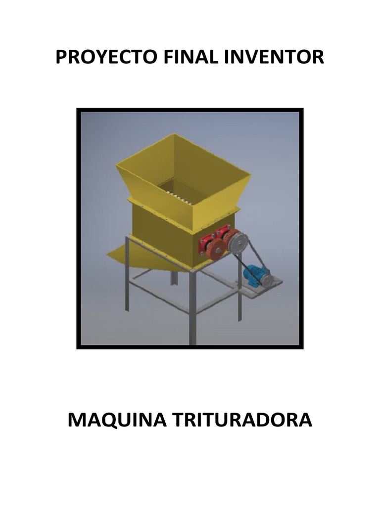 Proyecto Final Inventor | PDF