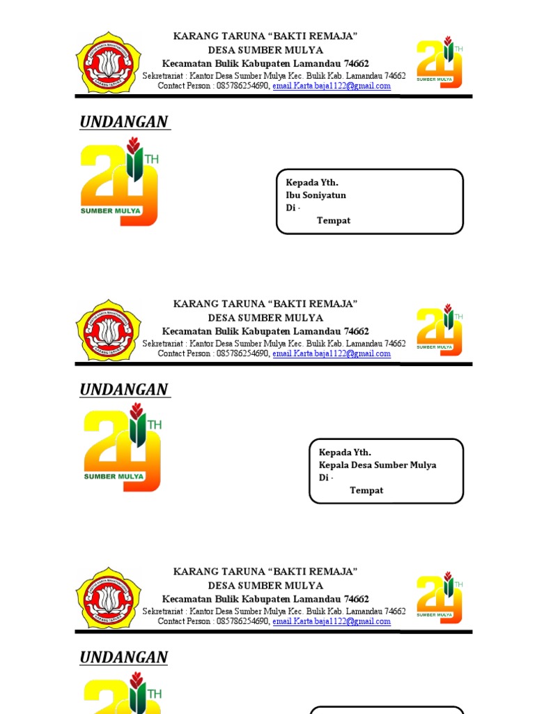 Cover Amplop E2 | PDF