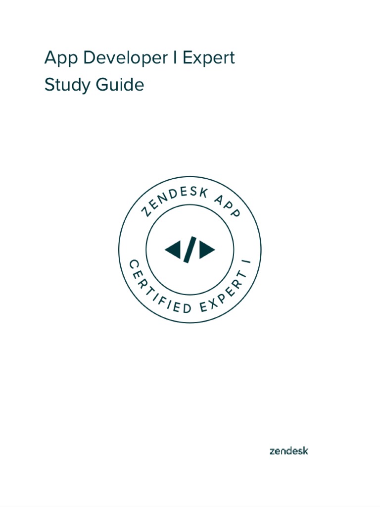 Zendesk_App_Developer_I_Expert_Exam_Guide | PDF | Hypertext ...