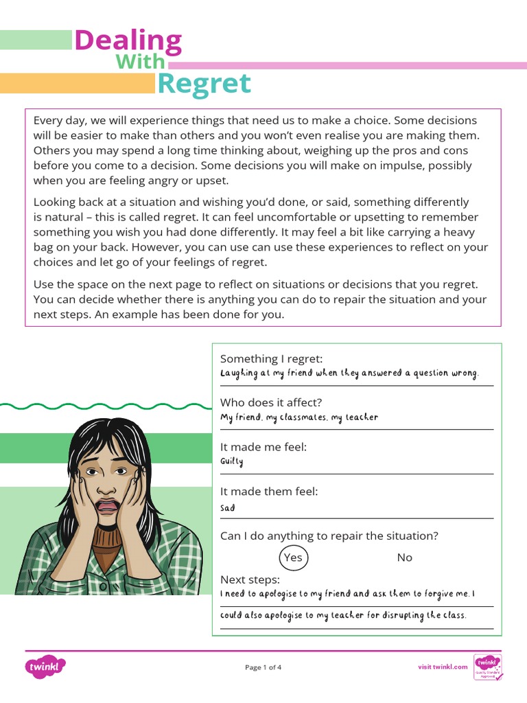 How to Reflect on Regret | PDF | Psychology
