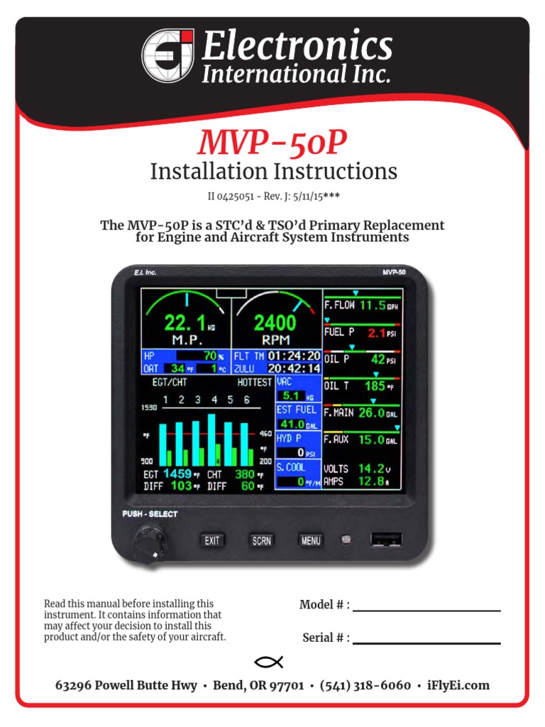 MVP 50P II Rev J | PDF | Electrical Connector | Damages
