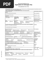 Portugal Visa Application Form | PDF | Travel Visa | Human Migration