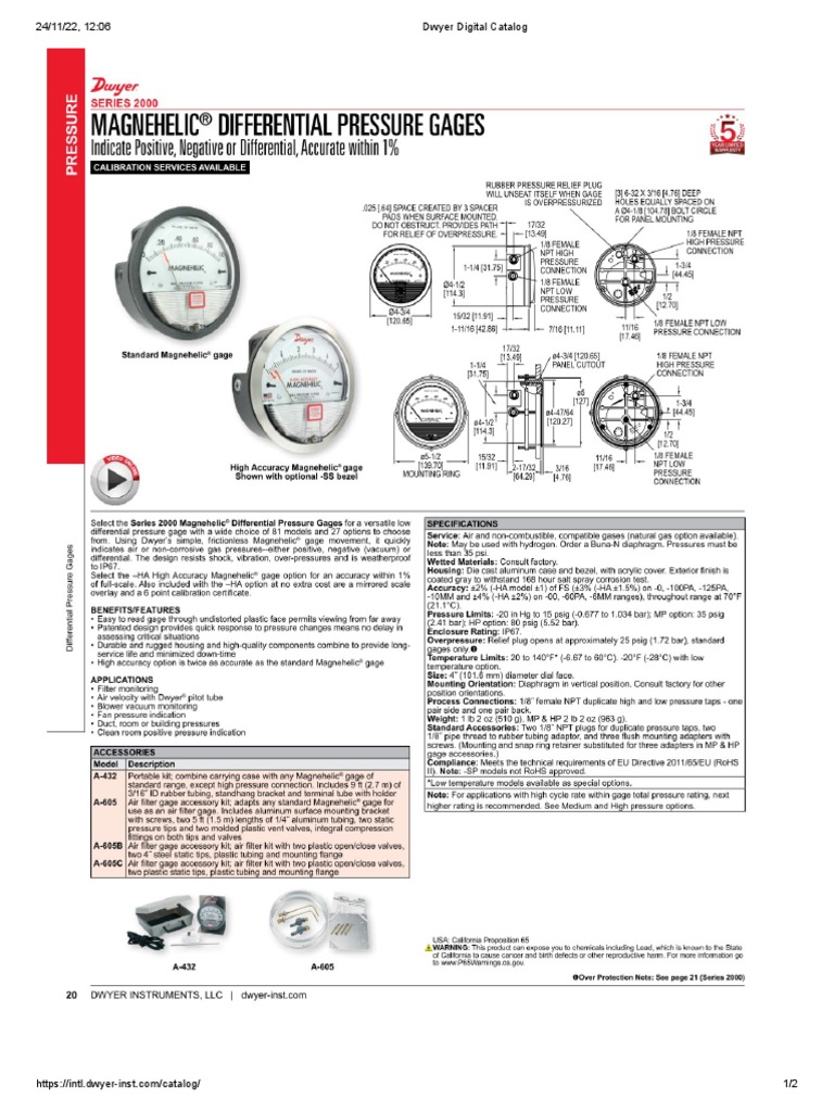 Dwyer Digital Catalog Overview | PDF | Home & Garden