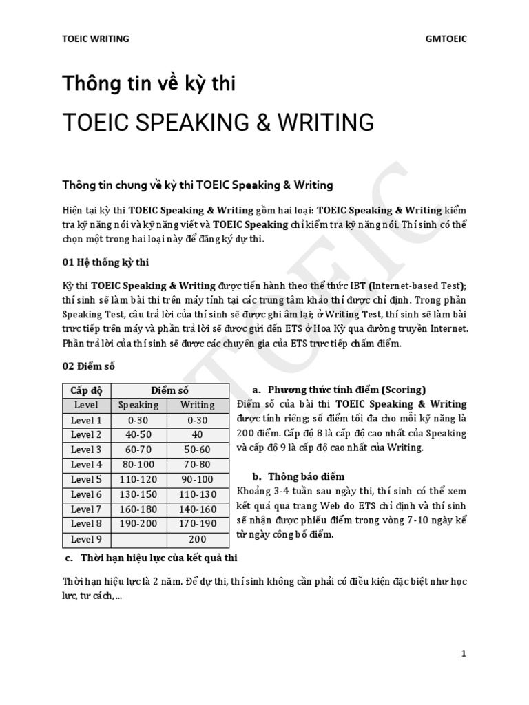 Sach Toeic Writing | PDF