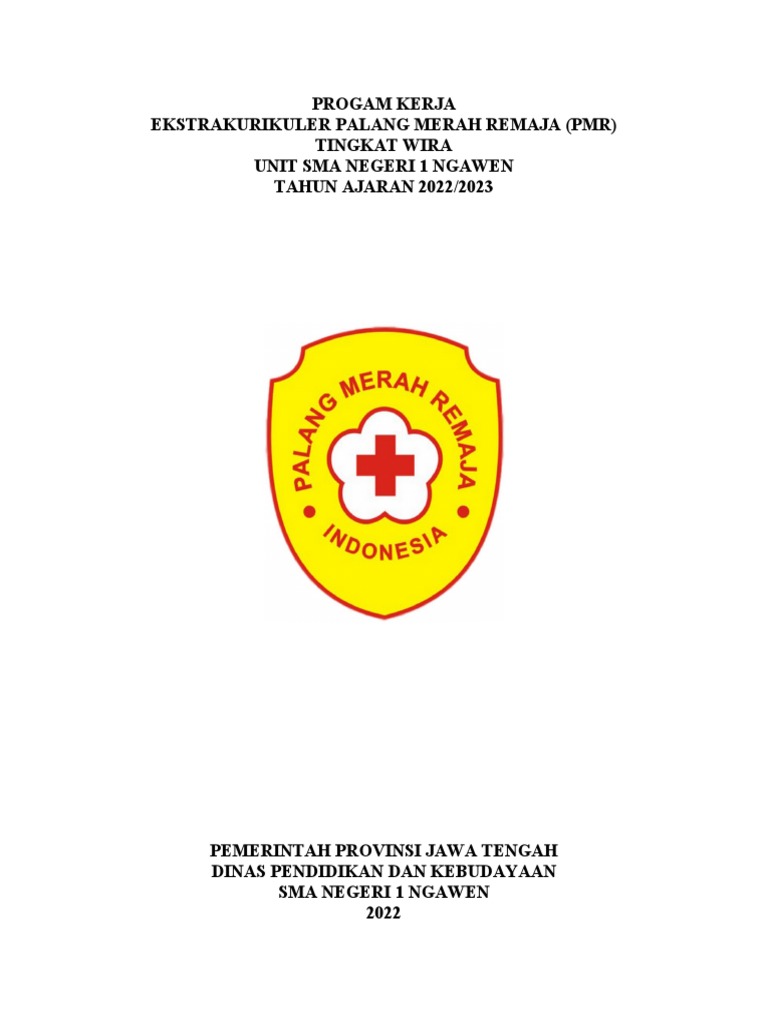 Program Kerja PMR Wira SMAN 1 Ngawen | PDF