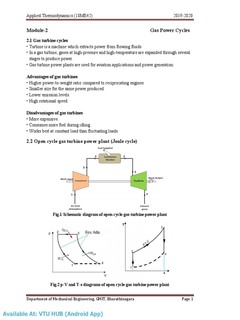 fluid mechanics gas turbine module 2 | PDF | Jet Engine | Gas Turbine