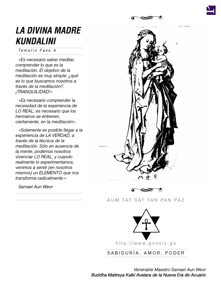 LA DIVINA MADRE KUNDALINI | PDF | Amor | Dios