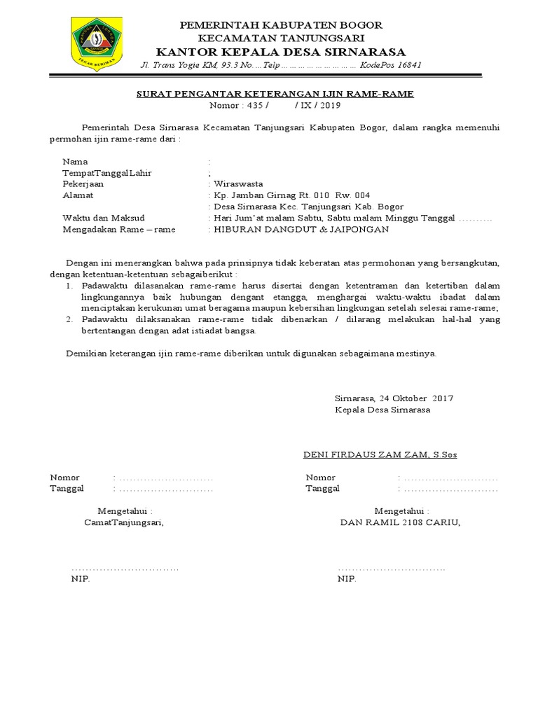 Ijin Rame - Rame | PDF