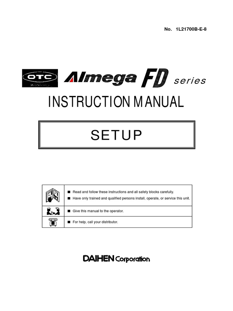 Daihen Almega Arc Welding Robot Setup | PDF | File Transfer Protocol ...