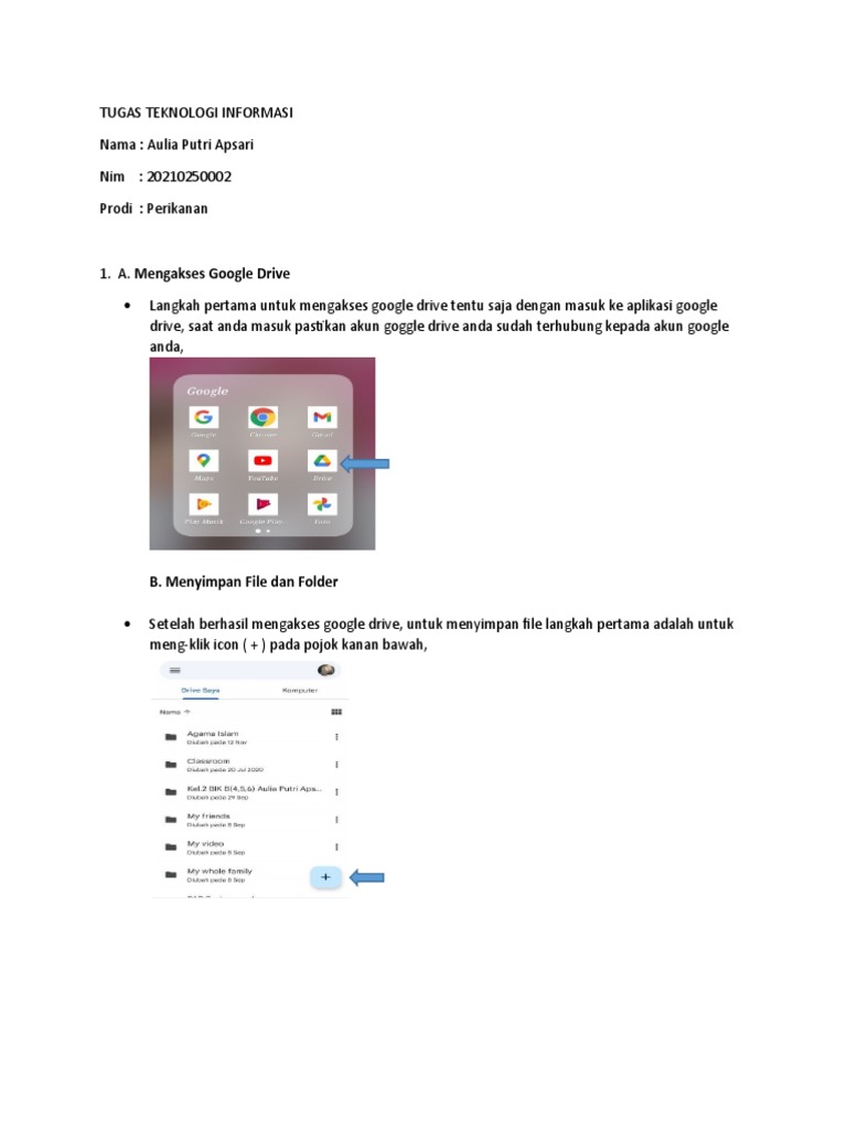 Panduan Google Drive dan Bitly | PDF