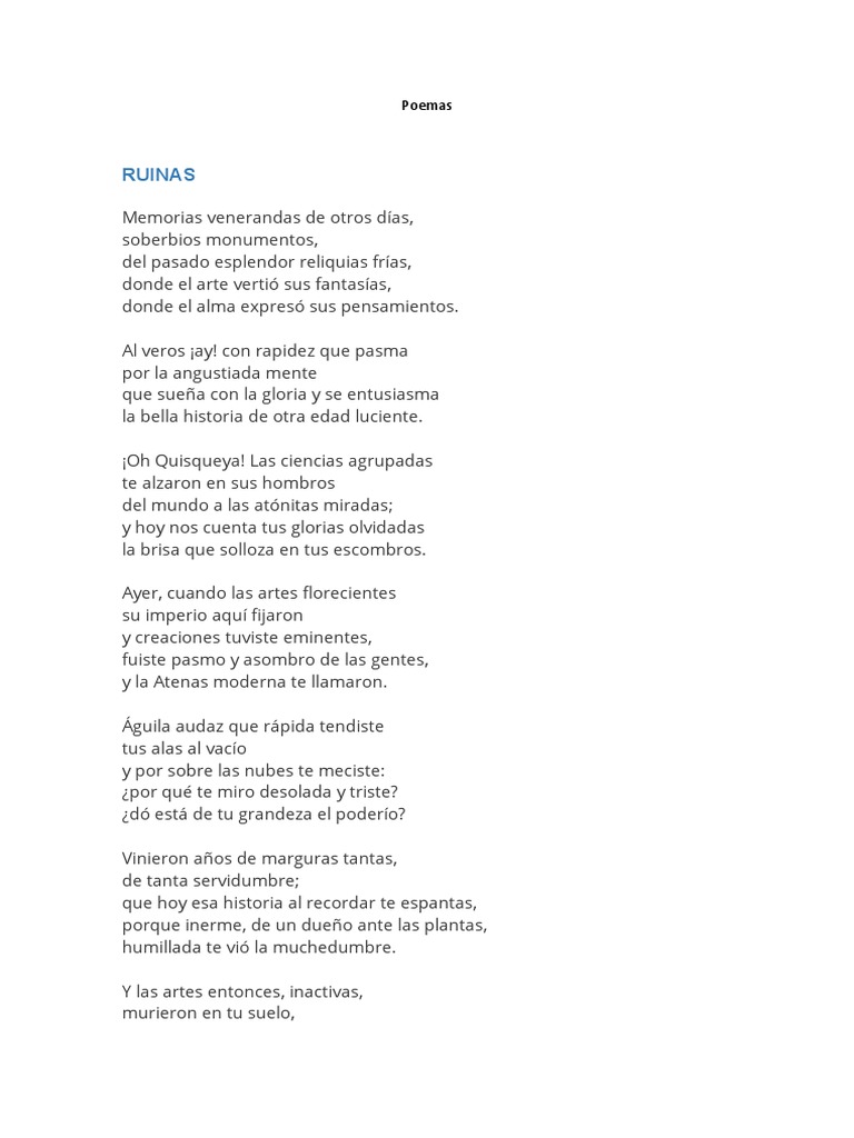 Poemas Dominicanos | PDF