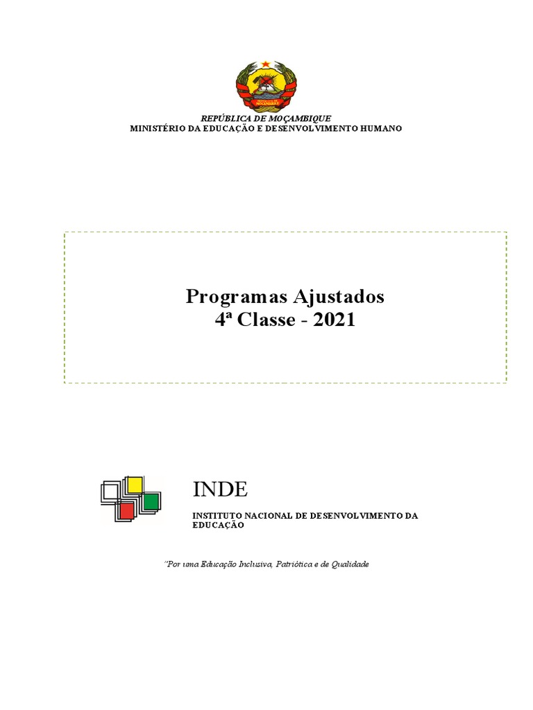 Programa Da 4 Classe | PDF