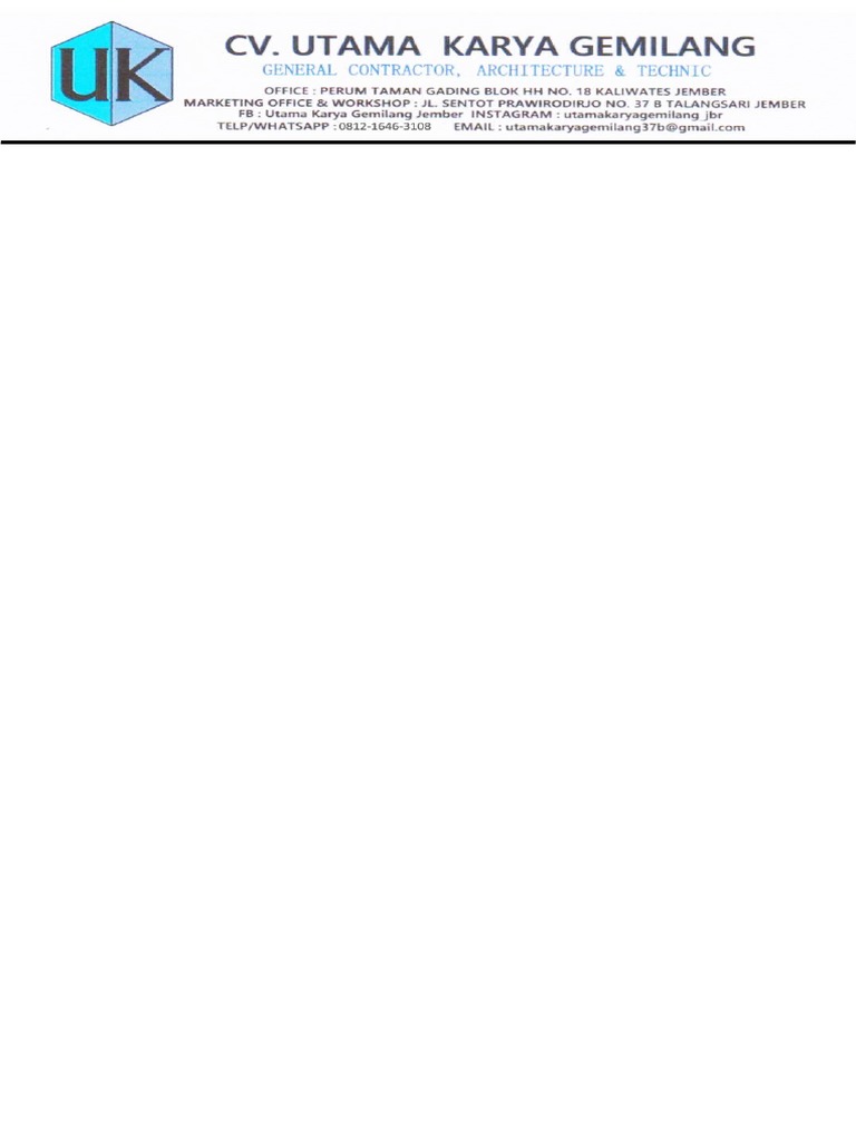 Kop Surat Utama Karya | PDF