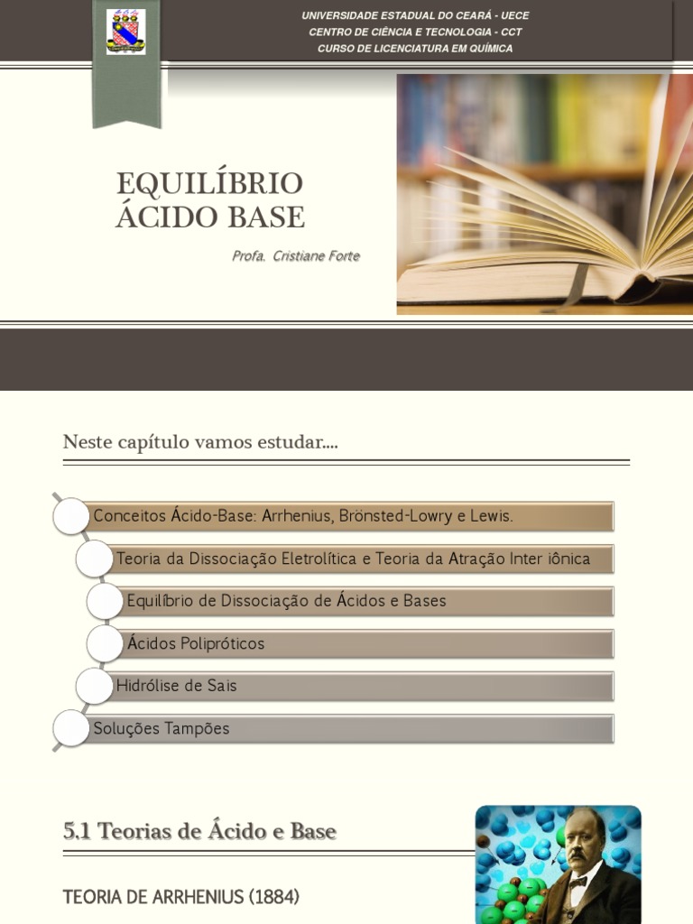 Cap.5 EquilíbrioÁcidoBase | PDF | Solução-tampão | Ph