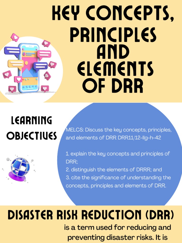 Lecture L7 Key Concepts And Elements Of Drr Pdf