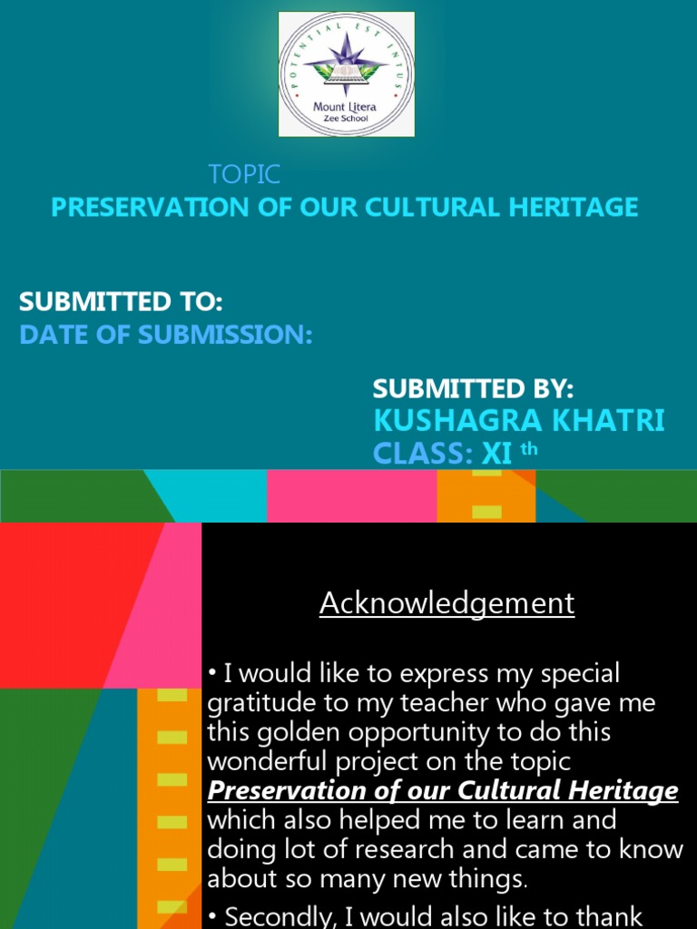 English Xi PPT - Final | PDF | Cultural Heritage