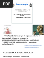 Broncodilatadores: SABA, LABA y LAMA | PDF