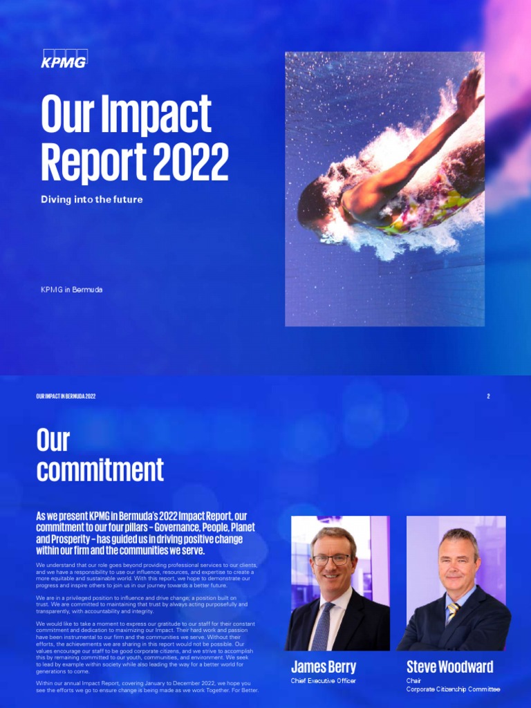 KPMG Our Impact Report 2022 | PDF | Information Security | Job Hunting