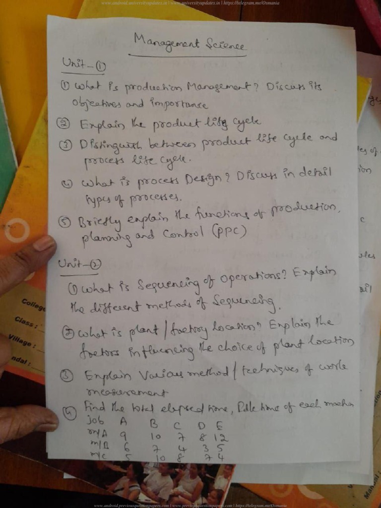 Management Science | PDF