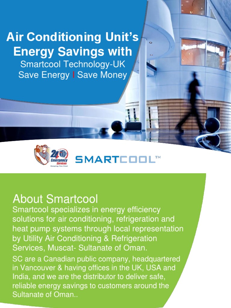 Smartcool Energy Saving UK Technology Presentation | PDF | Heat Pump | Energy Conservation