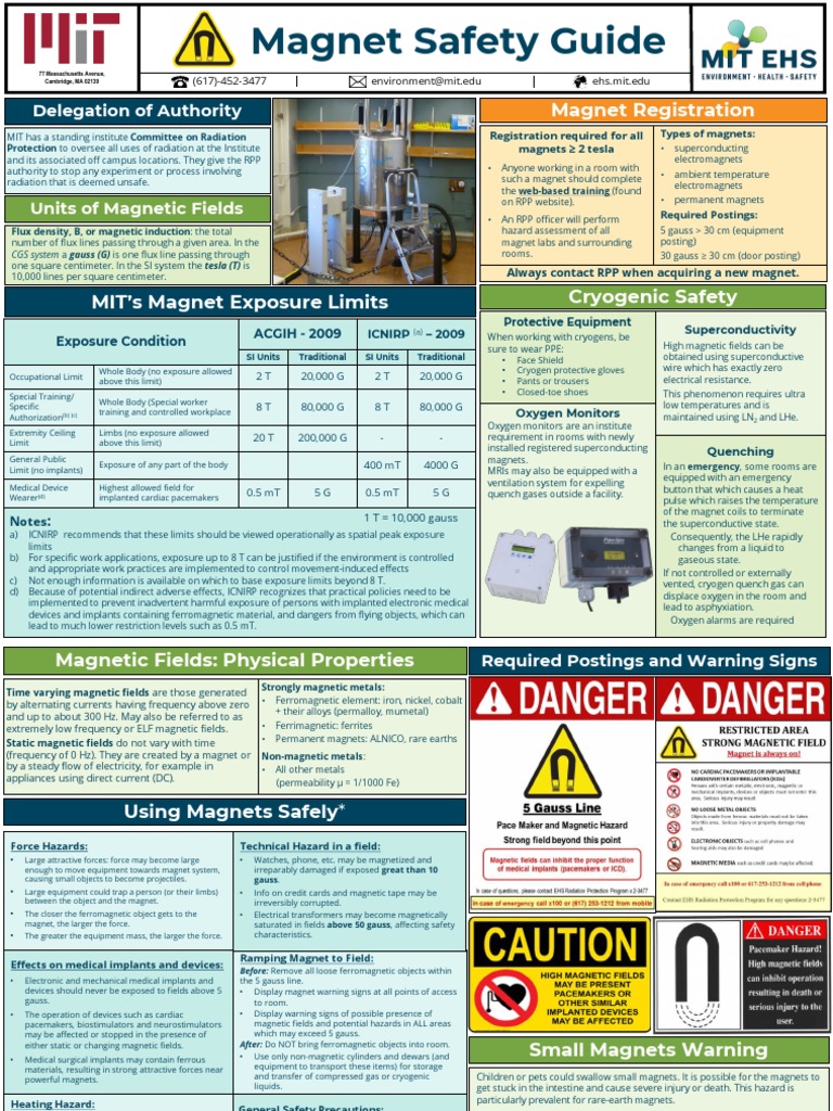 Magnet Safety Guide | PDF | Magnet | Ferromagnetism
