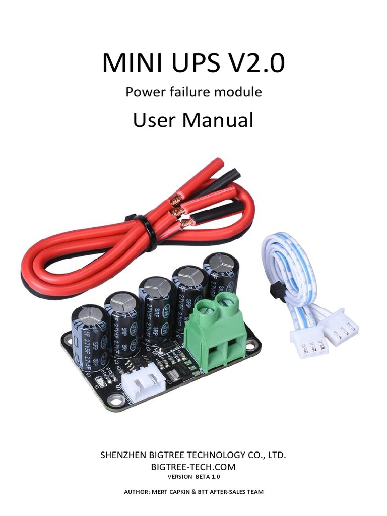 MINI UPS V2.0 User Manual-2019-11-29 | PDF
