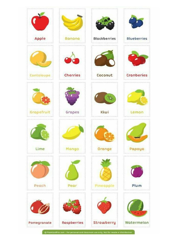 Frutas Y Verduras Pdf